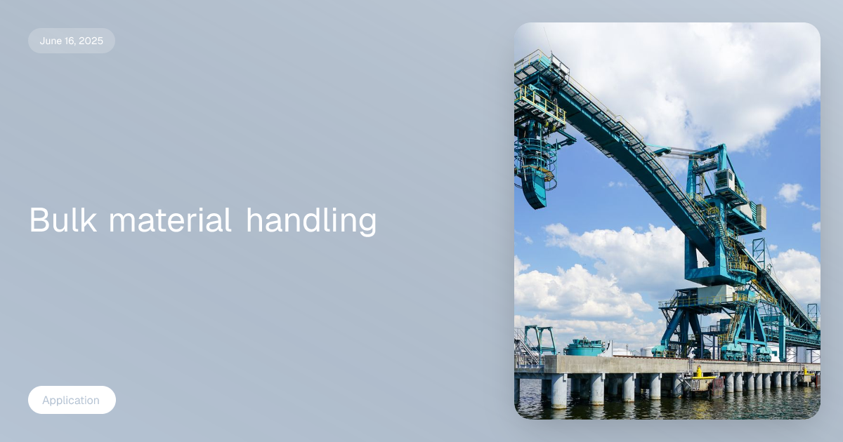 Bulk material handling | Cavotec